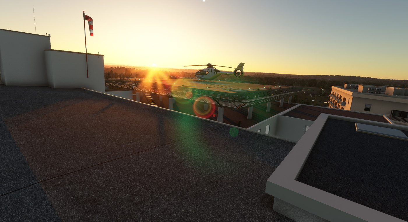 HROA Centre Hospitalier de Roanne for Microsoft Flight Simulator | MSFS