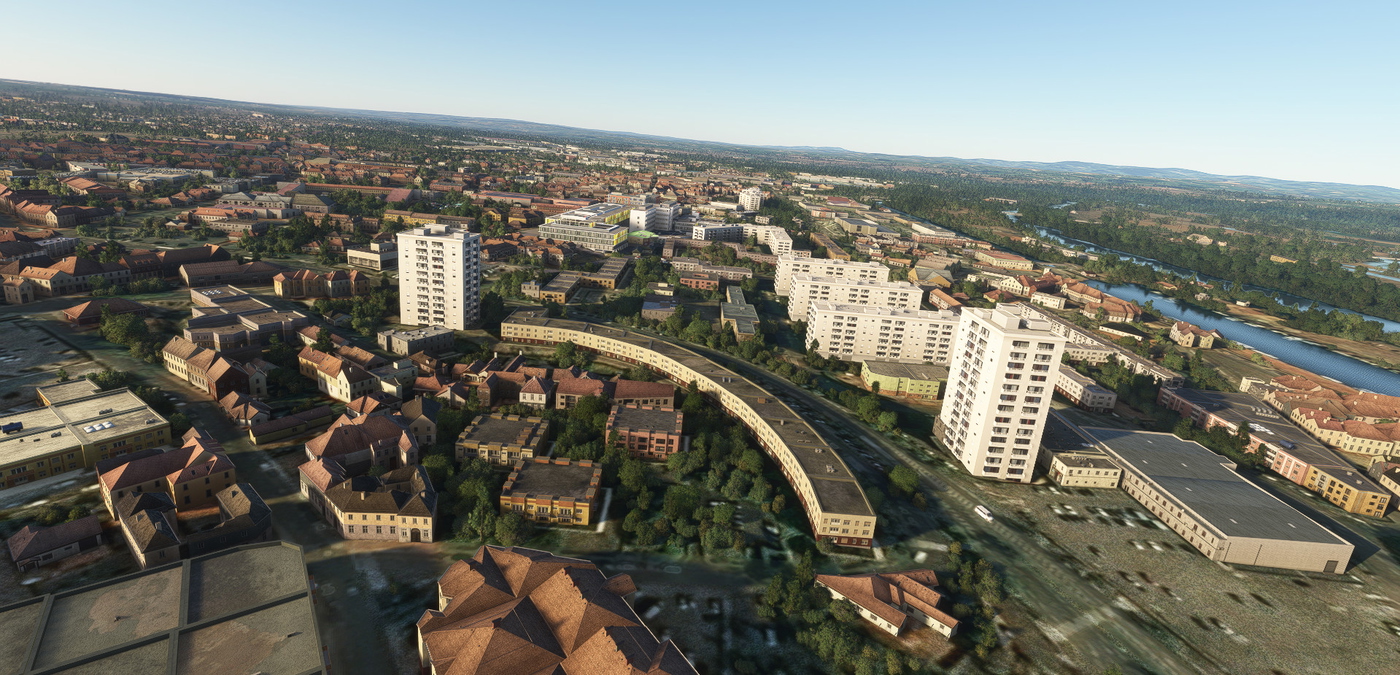 HROA Centre Hospitalier de Roanne for Microsoft Flight Simulator | MSFS