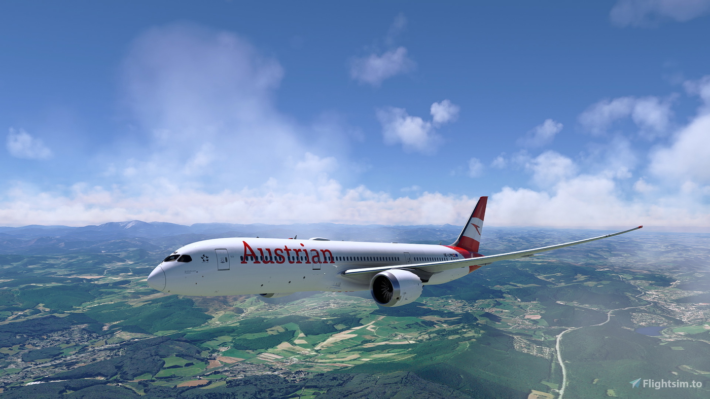 HorizonSim Boeing 787-9 AUSTRIAN OE-LPM for Microsoft Flight Simulator ...