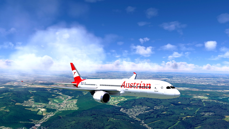 AUSTRIAN OE-LPM HS B787-9 for Microsoft Flight Simulator | MSFS