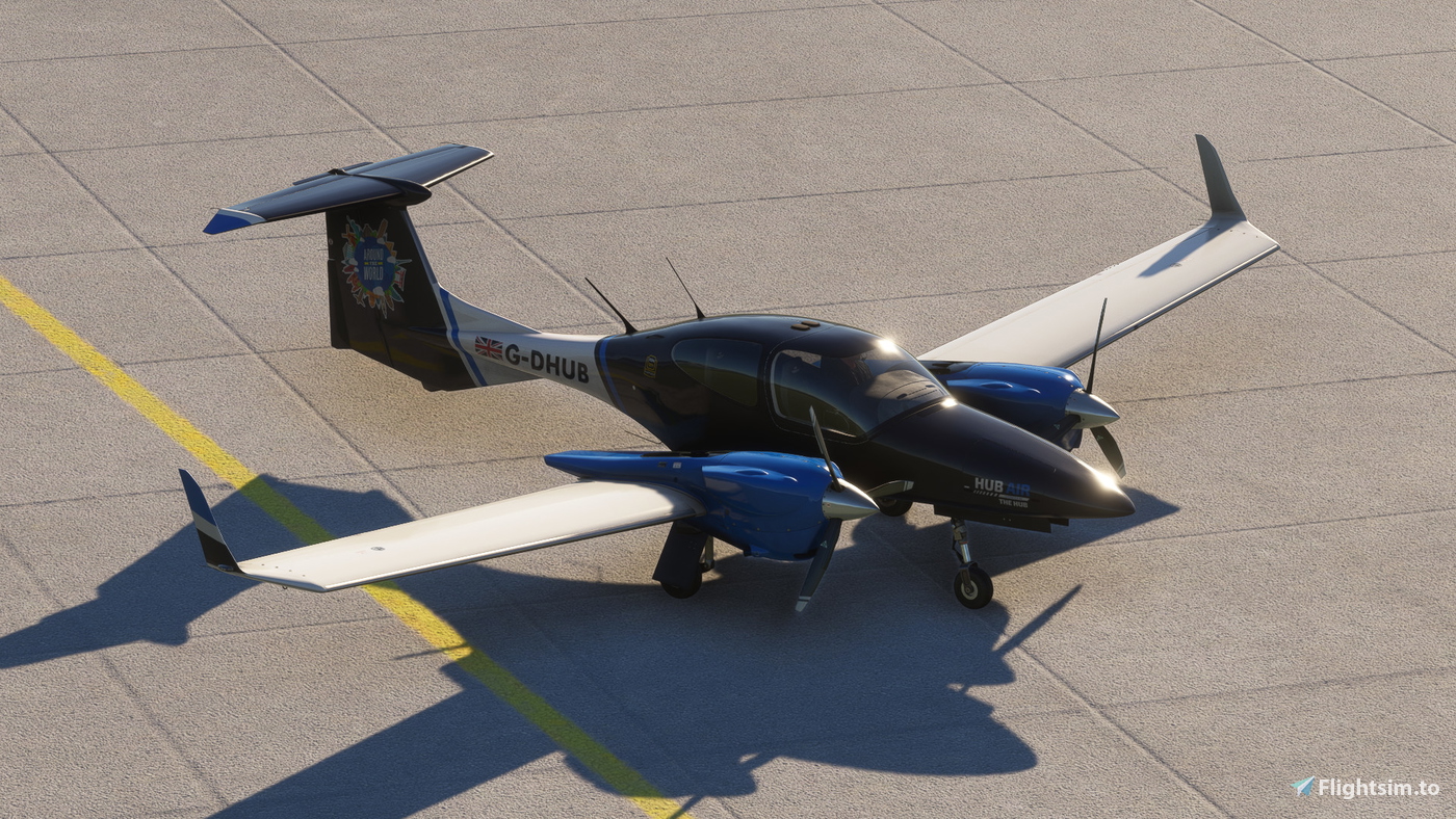 Hub Air "Around The World" - COWS DA42 pour Microsoft Flight Simulator ...