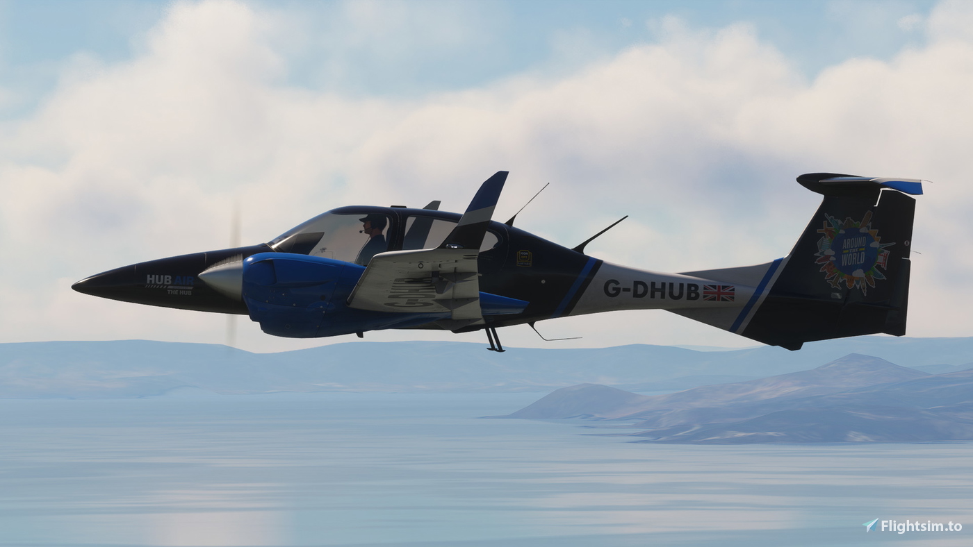 Hub Air "Around The World" - COWS DA42 pour Microsoft Flight Simulator ...