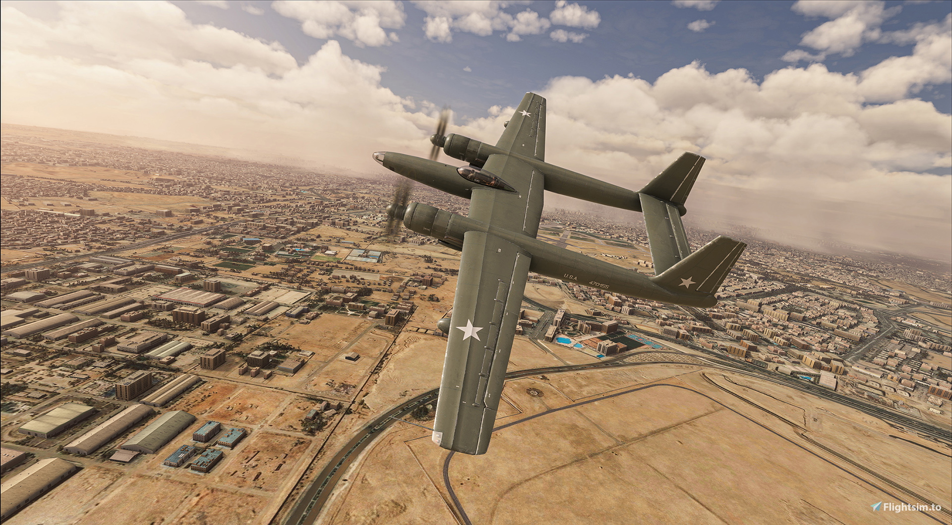 Flying Fries - Hughes XF-11 for Microsoft Flight Simulator | MSFS