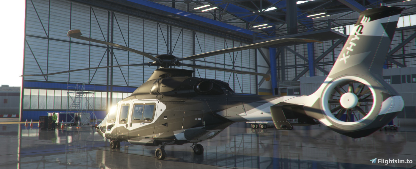 Hype Performance Group's Airbus H160 Urban digital camouflage/LUX-CIV ...