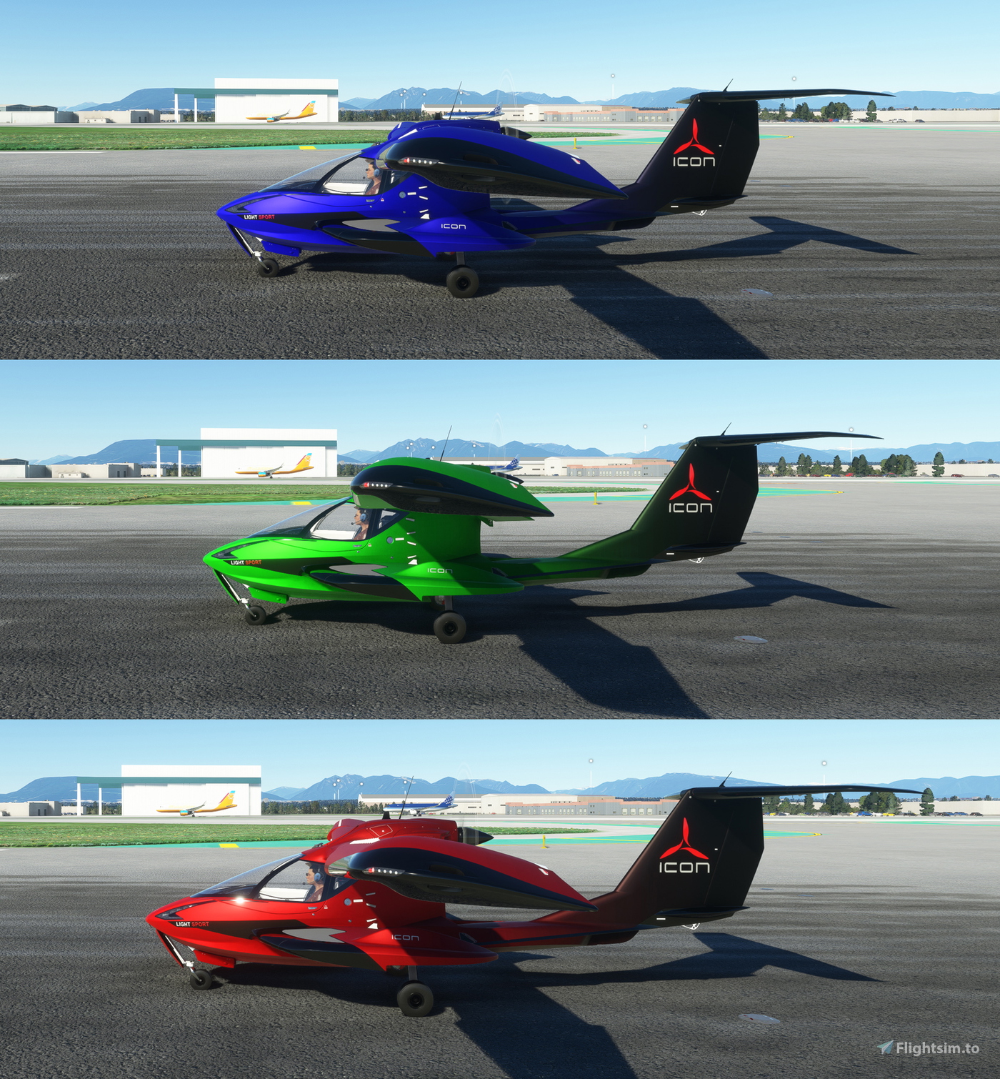 Icon A5 2-Color Gradients for Microsoft Flight Simulator | MSFS