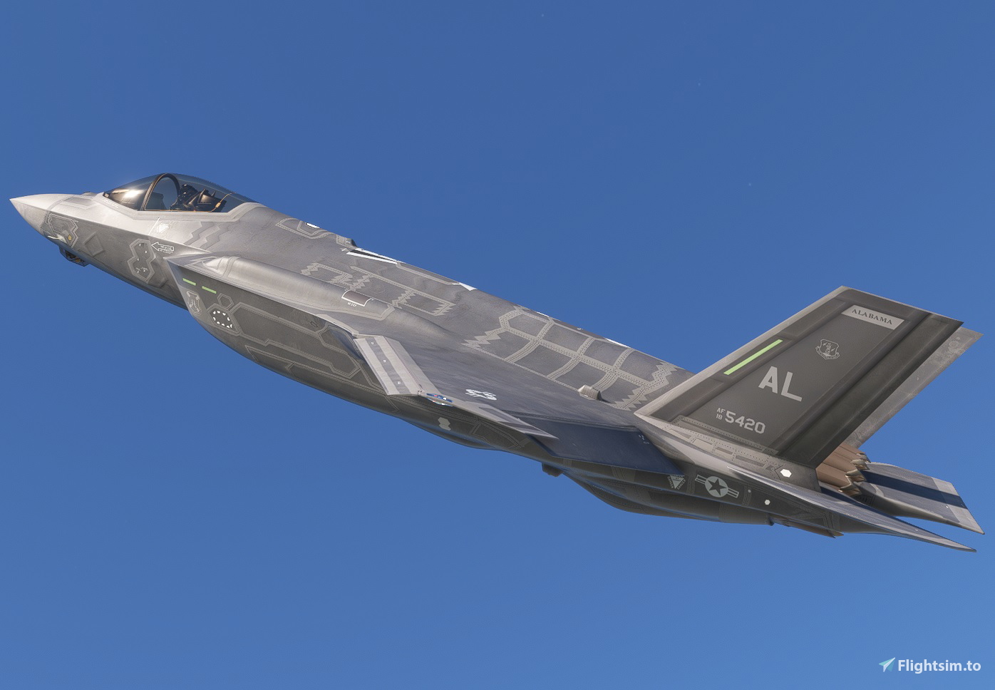 IFE F-35 187th Fighter Wing Alabama ANG para Microsoft Flight Simulator ...