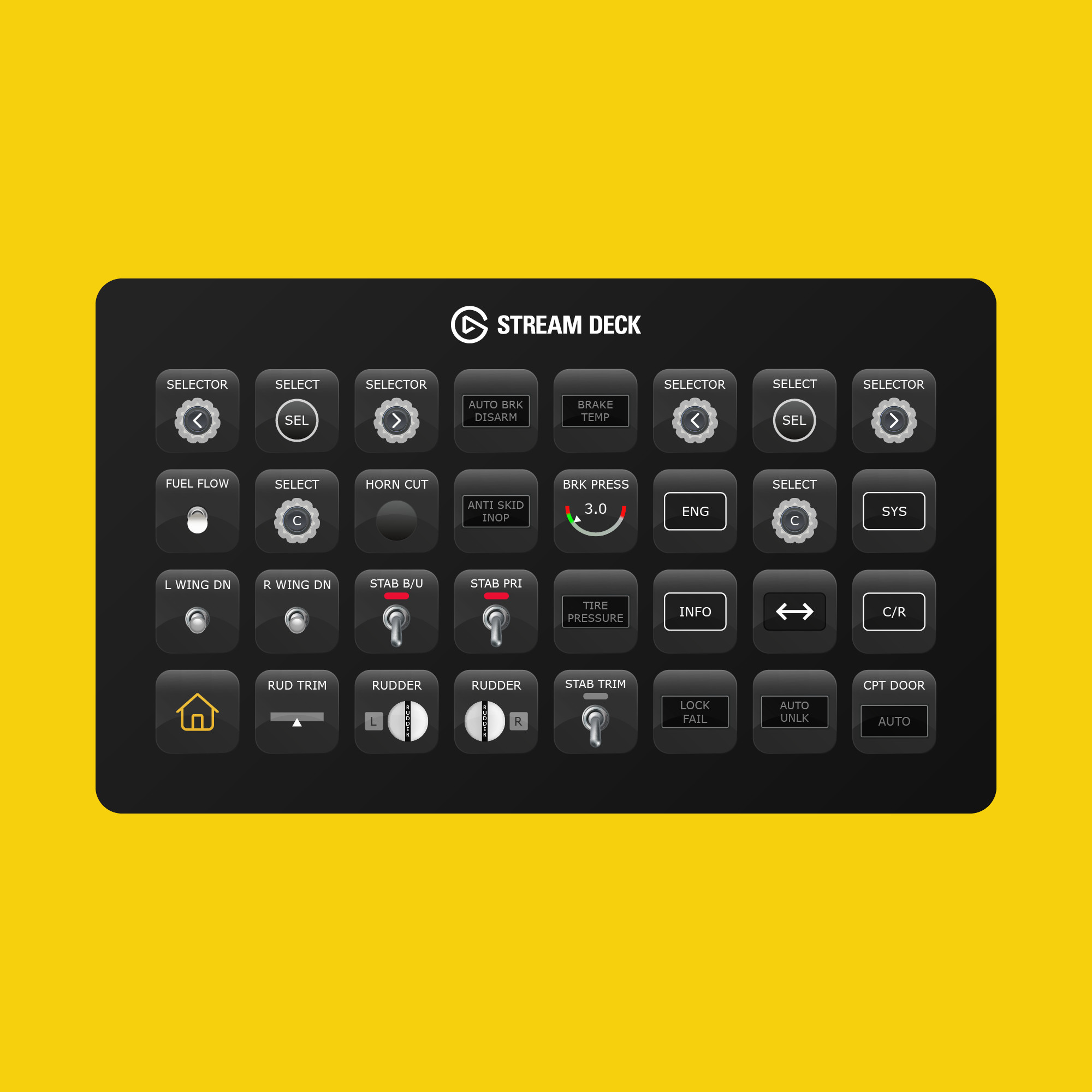 Flight Panels - iFly 737 Max 8 Stream Deck Profile for Microsoft Flight ...