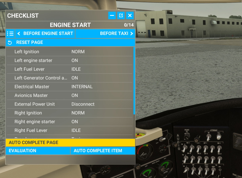 In-game checklist for BlackBox Simulation Shorts 330 and 360 for ...