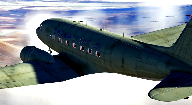 Indiana Jones Series - Douglas DC-3 - Air East Asia (From Raiders of ...