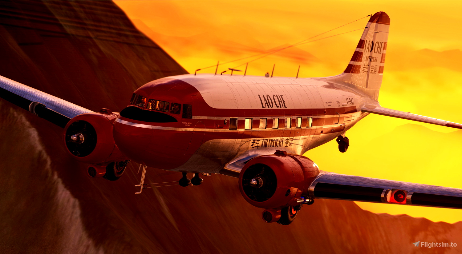Douglas DC-3 Liveries voor Microsoft Flight Simulator | MSFS | Flightsim.to