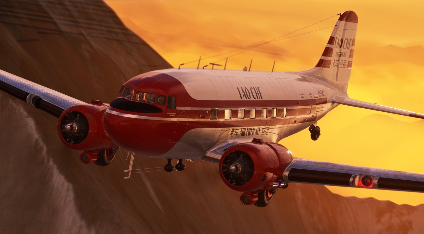 Indiana Jones Series - Douglas DC-3 - Fictional "Lao Che Air Freight ...