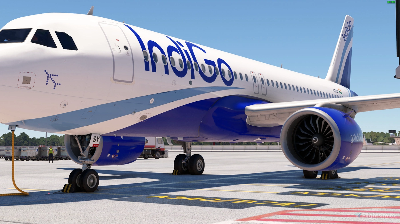 Inibuilds A320neo_indiGo A320-251N Mini Pack [4K] for Microsoft Flight Simulator | MSFS