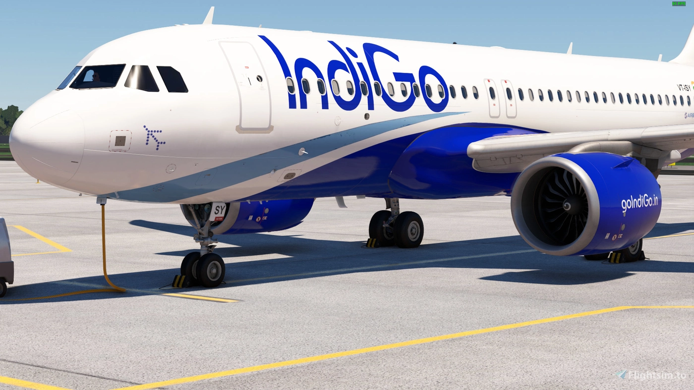 Inibuilds A320neo_indiGo A320-251N Mini Pack [4K] for Microsoft Flight Simulator | MSFS
