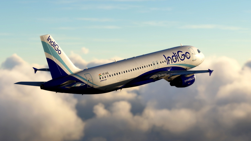 Fenix A320 IAE IndiGo VT-IHZ 8K & 4K for Microsoft Flight Simulator | MSFS