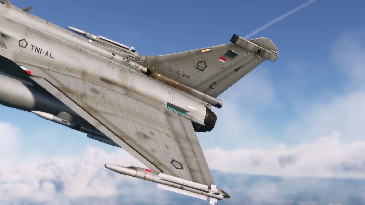 Indonesian Navy (TNI AL) | Rafale M TL-1891 for Microsoft Flight ...
