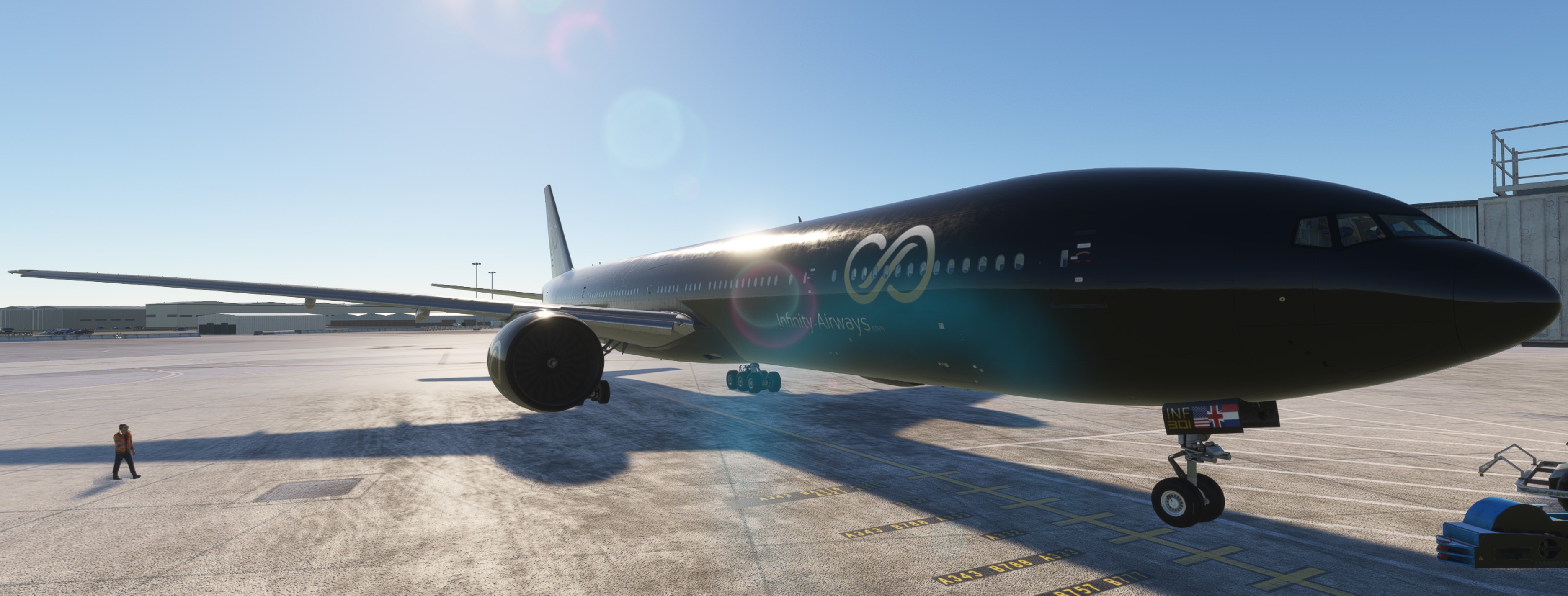 Infinity Airways - PMDG 777-300ER (IFA301) - MSFS Add-on - Flightsim.to