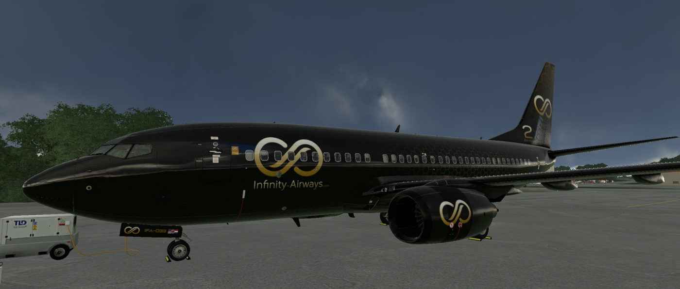 Infinity Airways Boeing 737 - 700 - 2 Years Anniversary Special for ...