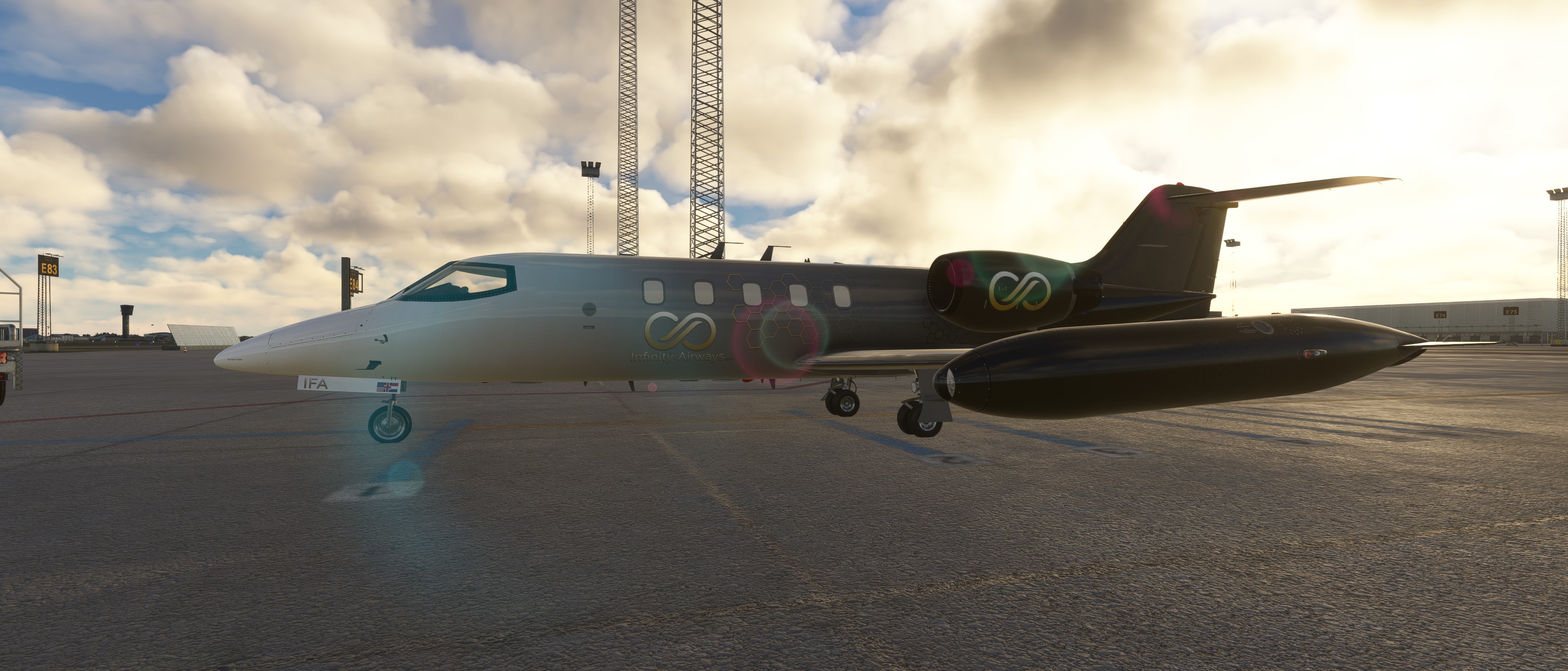 Infinity Airways - Flysimware Learjet 35A - MSFS Add-on - Flightsim.to