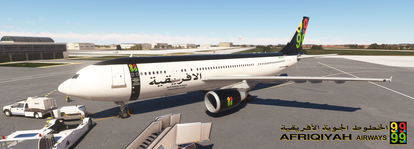 INI Builds A300-600R Afriqiyah Airways 5A-IAY pro Microsoft Flight ...