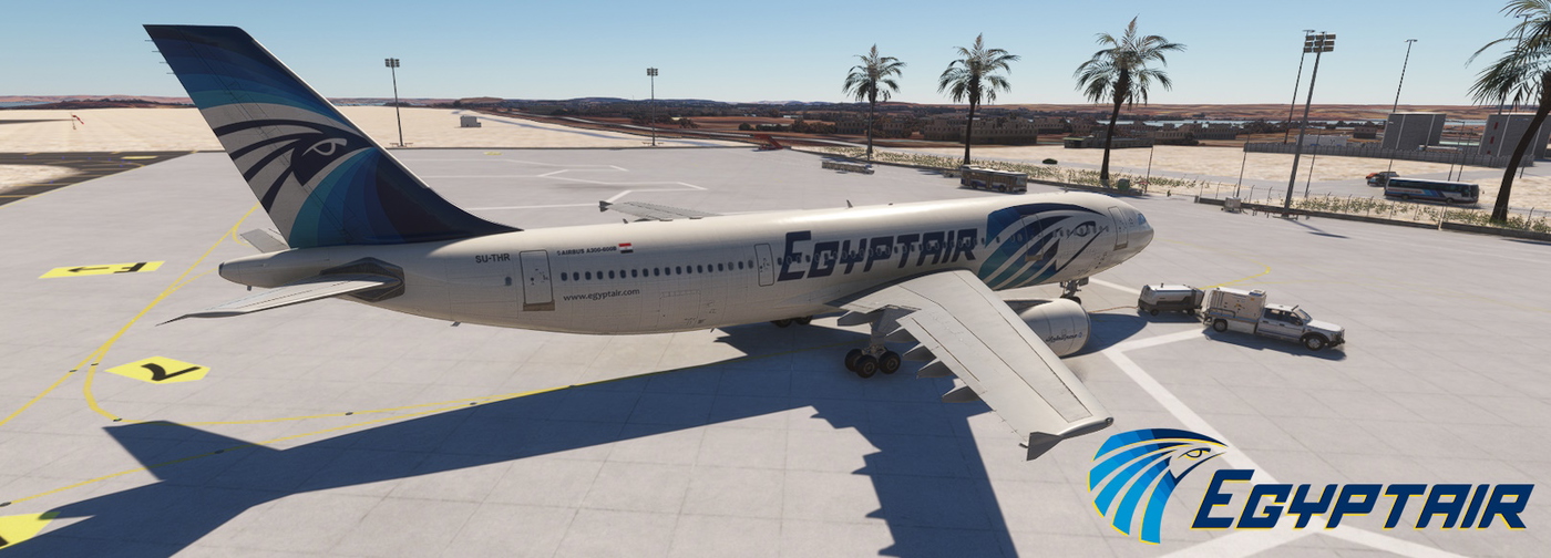INI Builds A300-600R Egypt Air SU-THR pour Microsoft Flight Simulator ...
