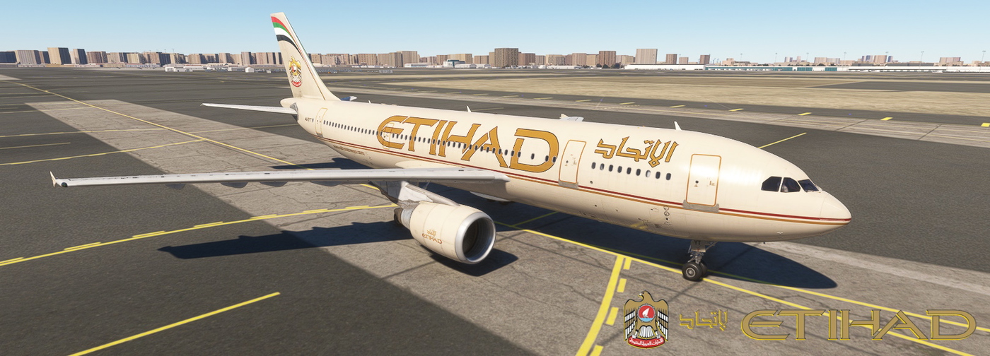 INI Builds A300-600R Etihad A6-EYT for Microsoft Flight Simulator | MSFS