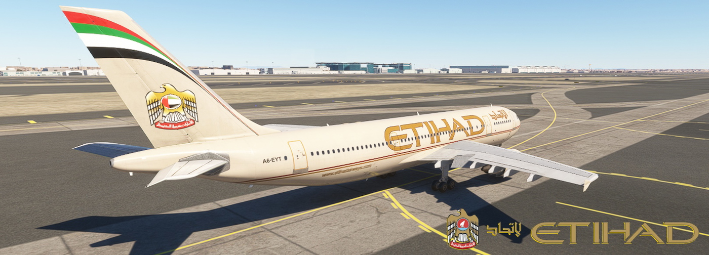 INI Builds A300-600R Etihad A6-EYT for Microsoft Flight Simulator | MSFS