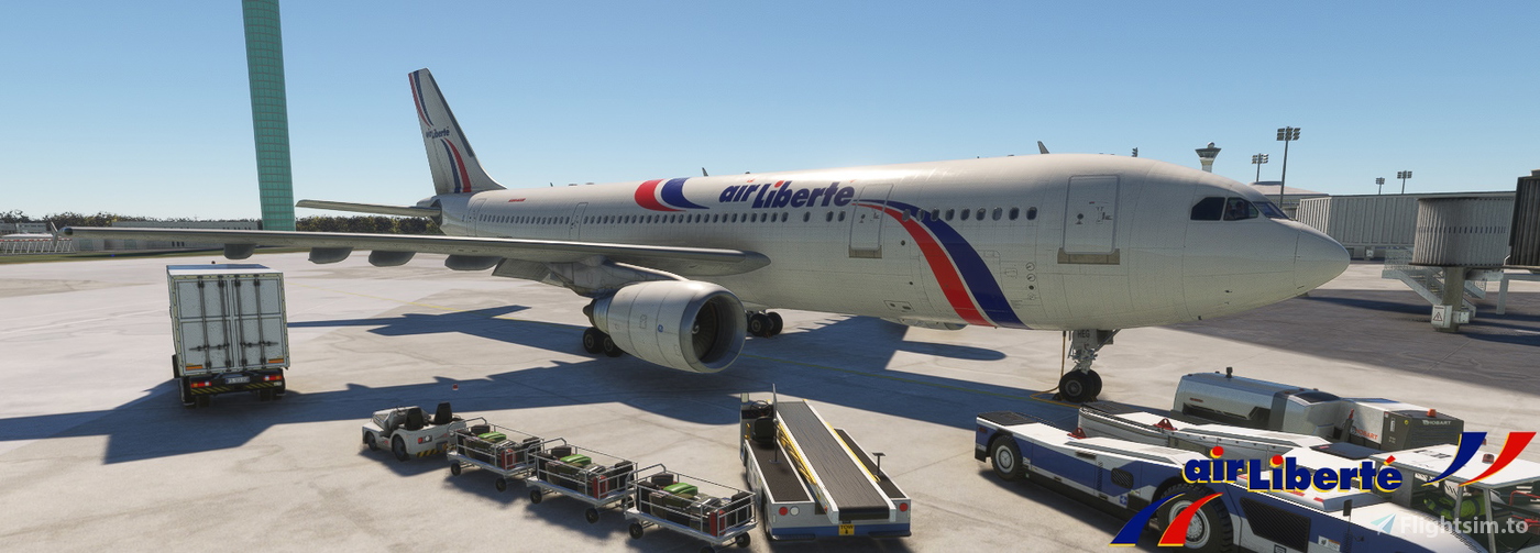 INI Builds A300-600R PW Air Liberte F-GHEF for Microsoft Flight ...