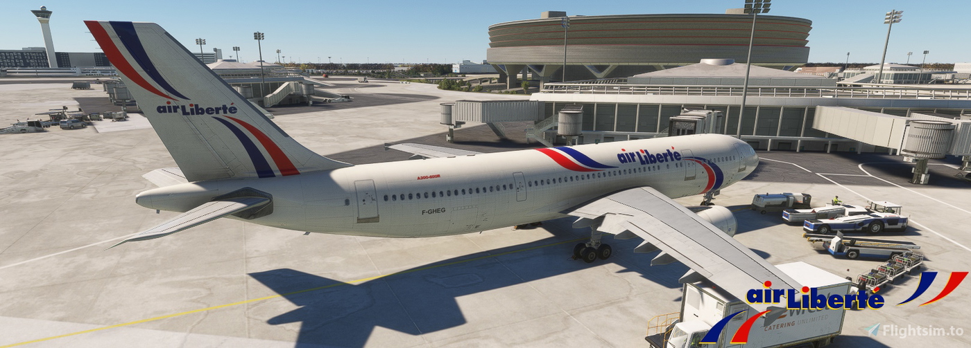 INI Builds A300-600R PW Air Liberte F-GHEF のために Microsoft Flight ...