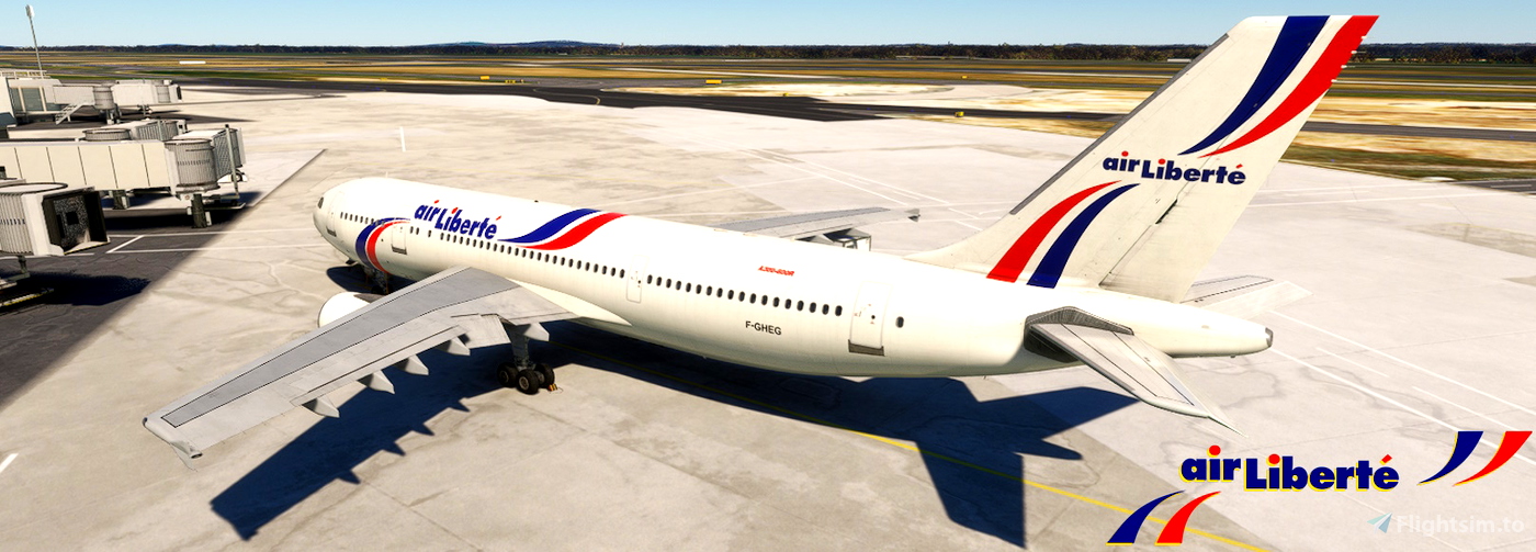 INI Builds A300-600R PW Air Liberte F-GHEF for Microsoft Flight ...