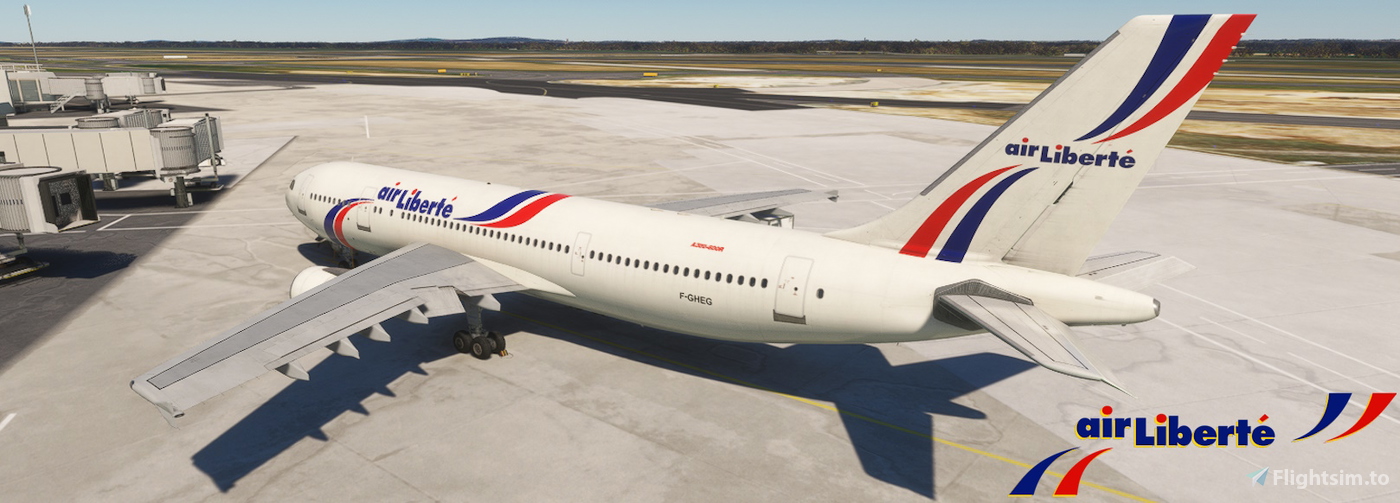 INI Builds A300-600R PW Air Liberte F-GHEF のために Microsoft Flight ...