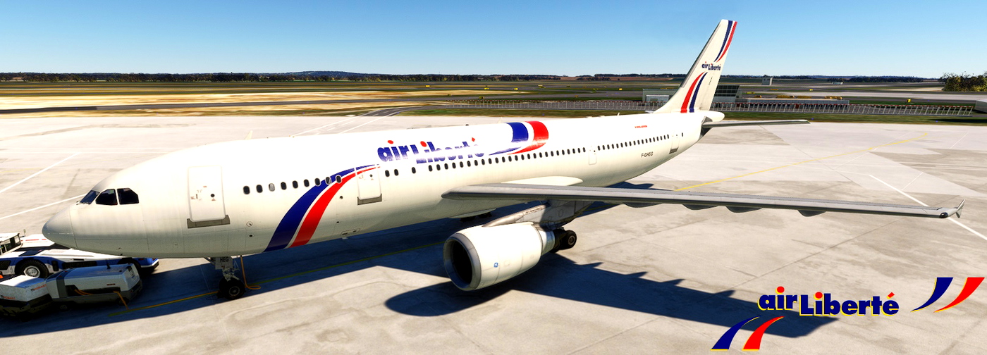 INI Builds A300-600R PW Air Liberte F-GHEF for Microsoft Flight ...