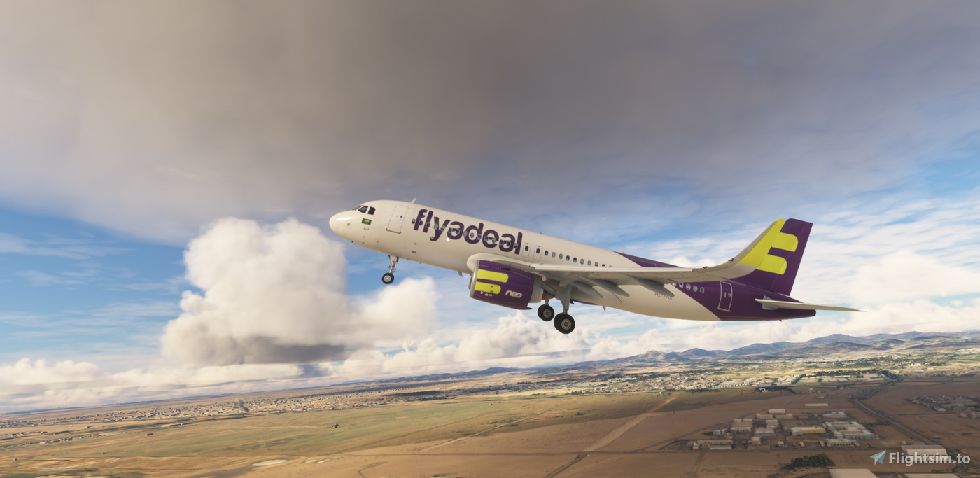 IniBuilds A320neo Flyadeal HZ-FAX for Microsoft Flight Simulator | MSFS