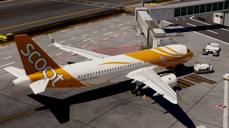 IniBuilds | A320 NEO | FlyScoot | 9V-TNA 对于 Microsoft Flight Simulator ...