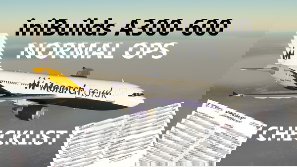 ATR 42/72-600 Normal Checklist for Microsoft Flight Simulator | MSFS