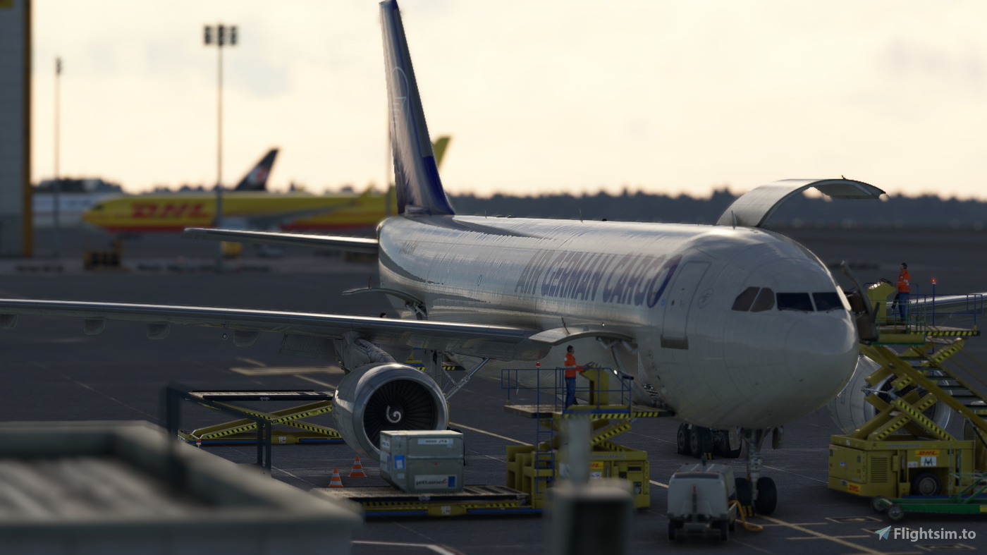 IniBuilds A300 Freighter | D-ALGN | Air German | VA | w/cabin for ...