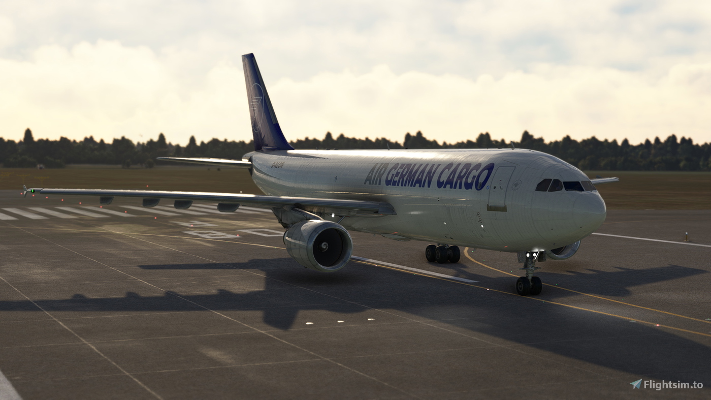 IniBuilds A300 Freighter | D-ALGN | Air German | VA | w/cabin for ...