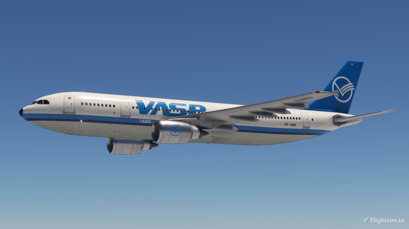 VASP (PP-SNN) - iniBuilds A300-600R pour Microsoft Flight Simulator | MSFS