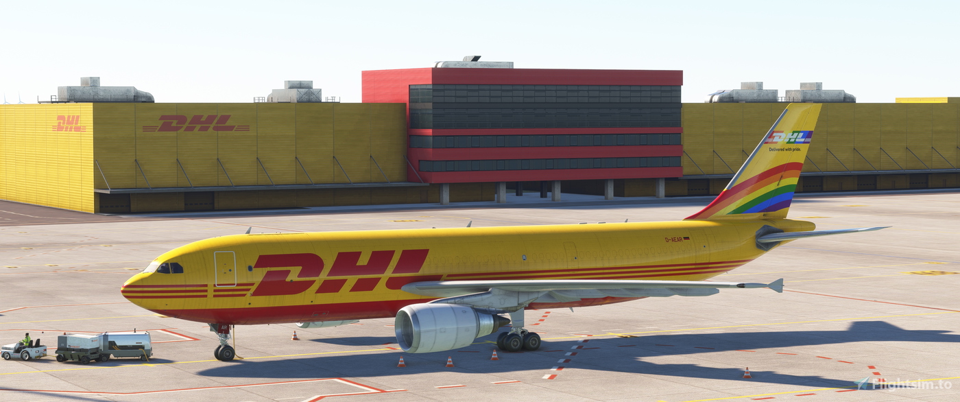 iniBuilds A300 | DHL (EAT-LEJ) D-AEAR | Delivered with pride. for ...