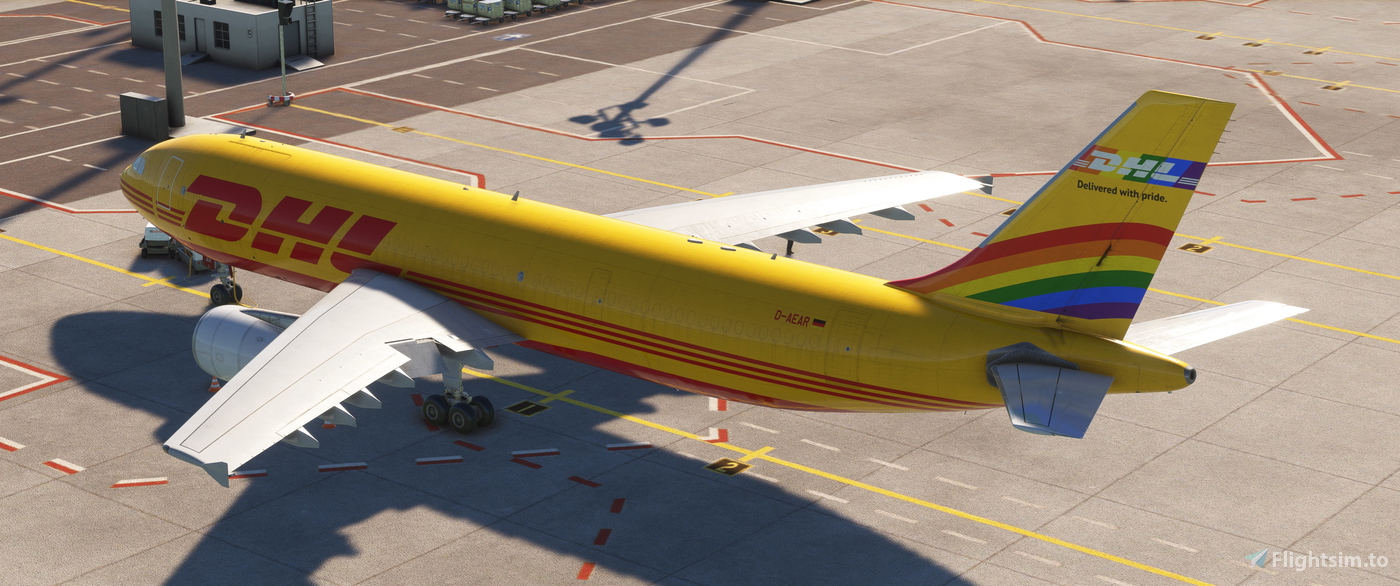 iniBuilds A300 | DHL (EAT-LEJ) D-AEAR | Delivered with pride. for ...