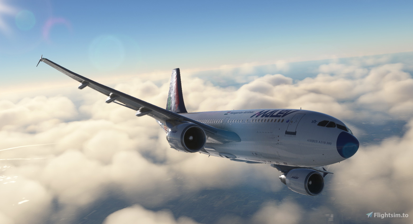 [iniBuilds A310] Malev Hungarian Airlines (Malév "Hearth Sticker ...