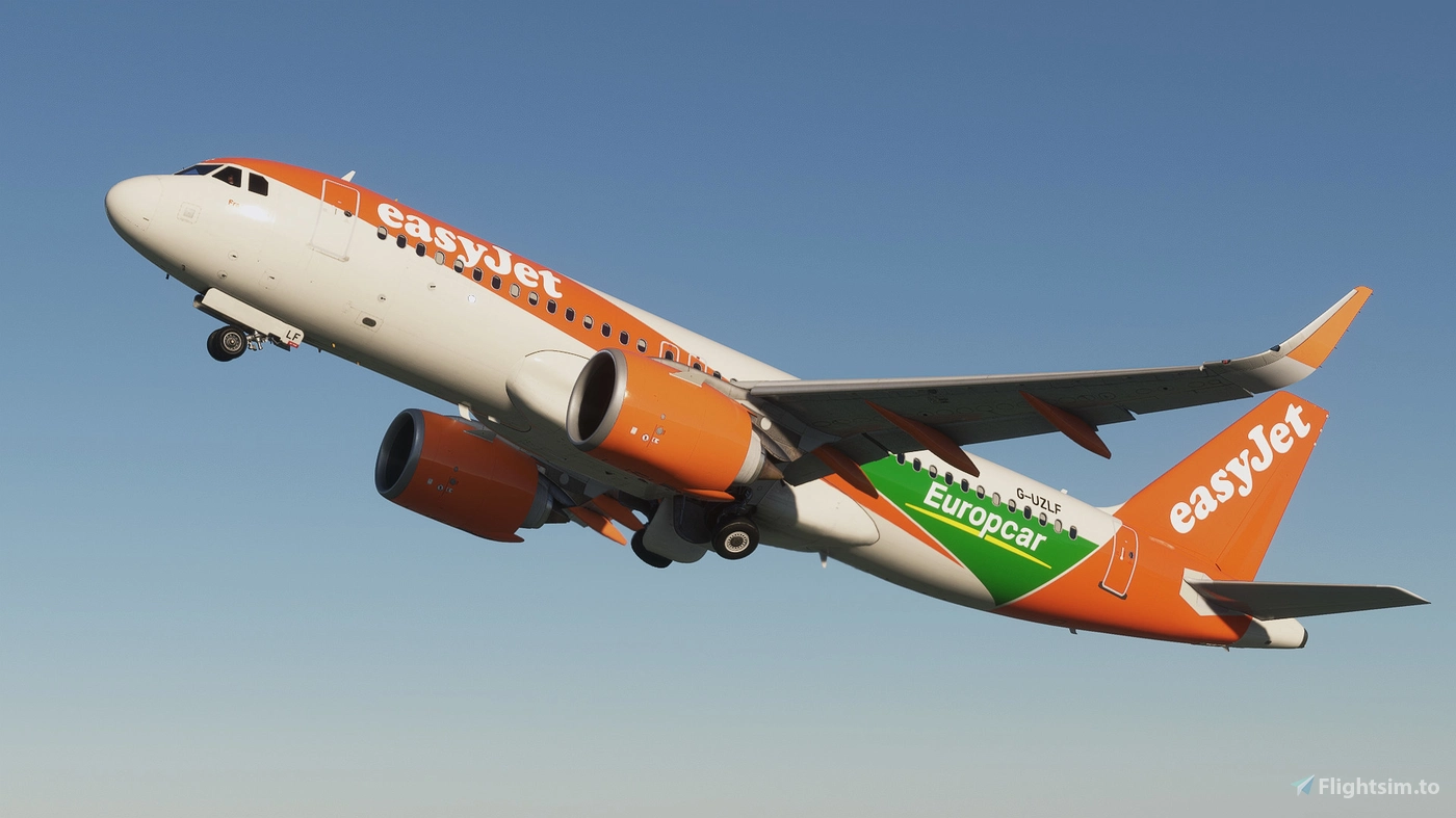Inibuilds A320 Neo - Easyjet "Europcar" Fleet Package [8K] for ...