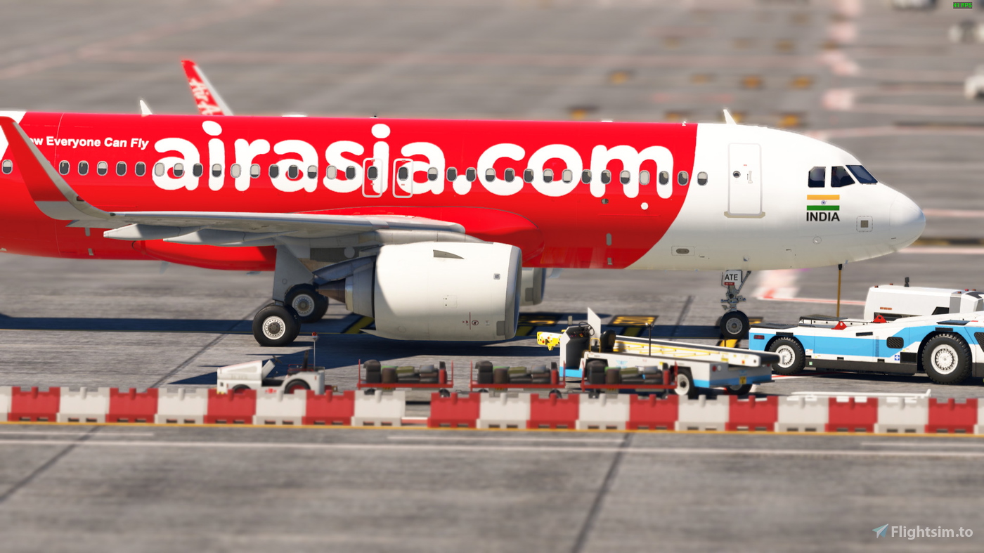 inibuilds A320Neo - Air Asia India/AIX Connect A320Neo "VT-ATE" [4k ...