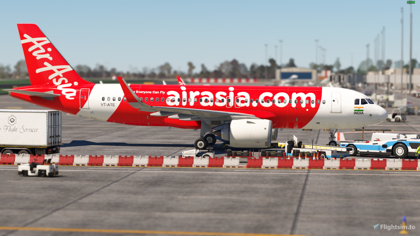 inibuilds A320Neo - Air Asia India/AIX Connect A320Neo "VT-ATE" [4k] 对于 ...