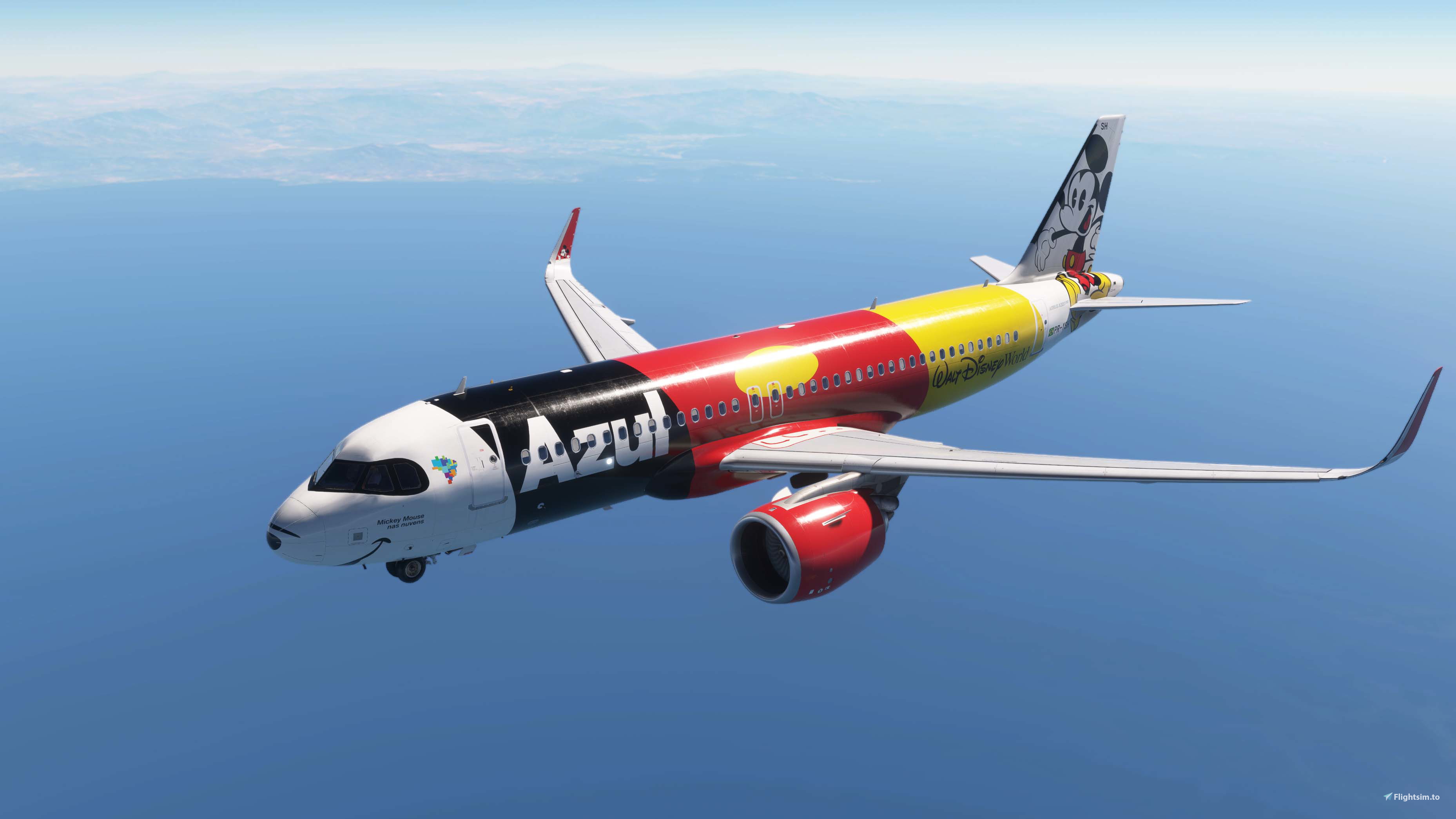 iniBuilds A320neo - Azul "Mickey Mouse" [PR-YSH] - Aircraft Liveries ...
