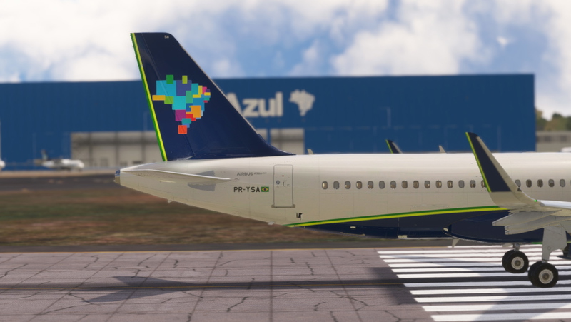 IniBuilds A320neo (AZUL LINHAS AEREAS) PR-YSA for Microsoft Flight Simulator | MSFS