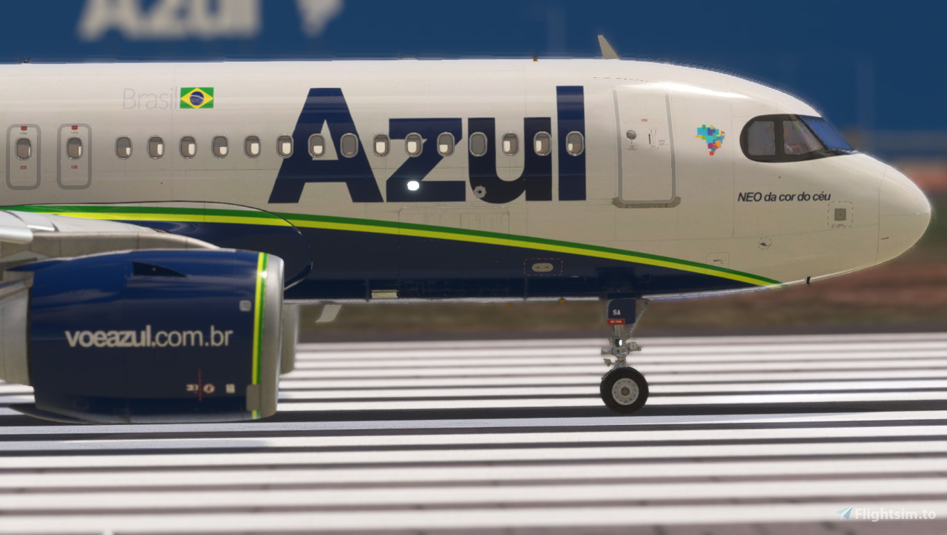 IniBuilds A320neo (AZUL LINHAS AEREAS) PR-YSA for Microsoft Flight Simulator | MSFS