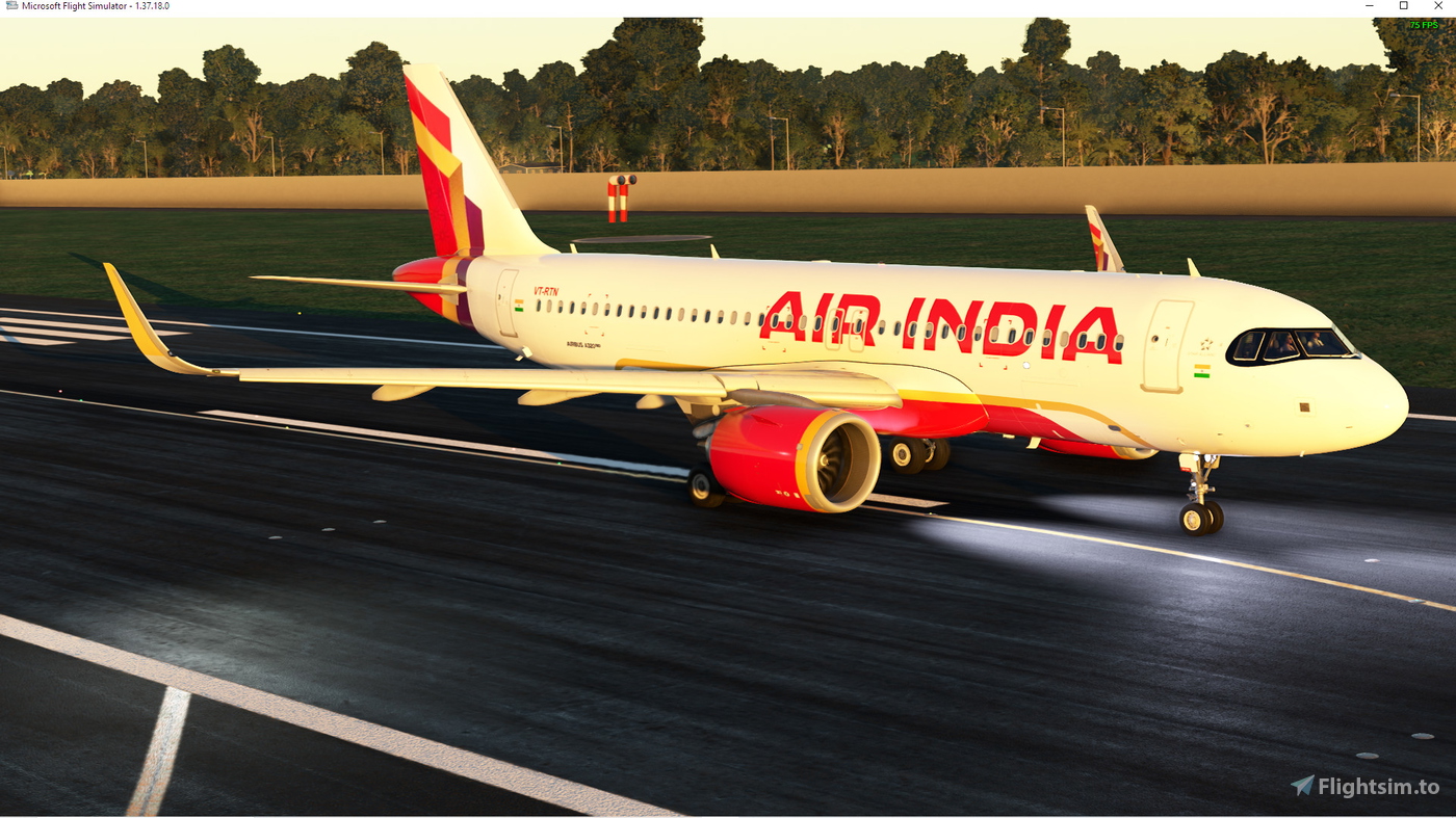 inibuilds A320Neo - Air India A320Neo VT-RTN Brand New Livery for ...