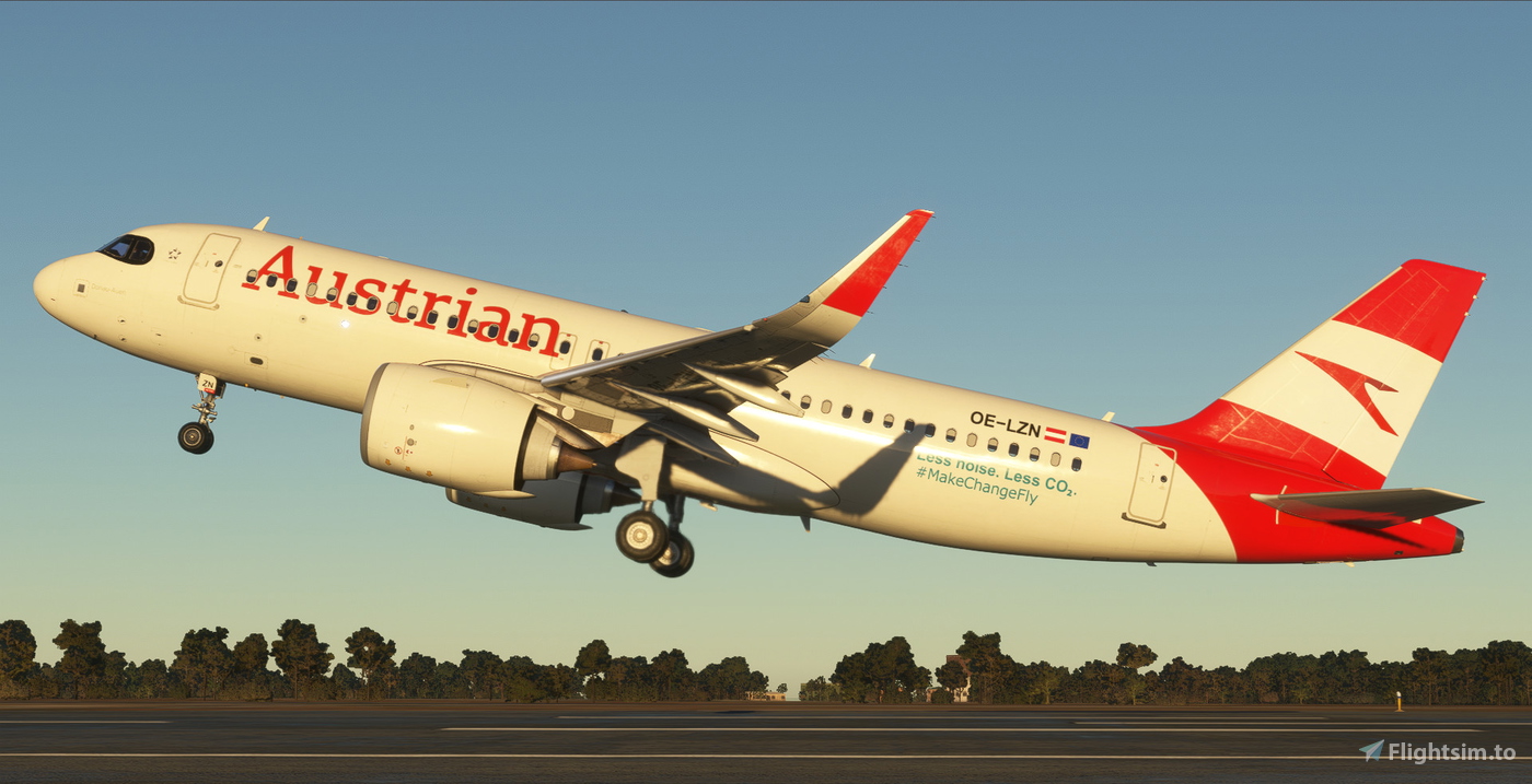 Inibuilds A320neo Austrian Airlines OE-LZN for Microsoft Flight Simulator | MSFS