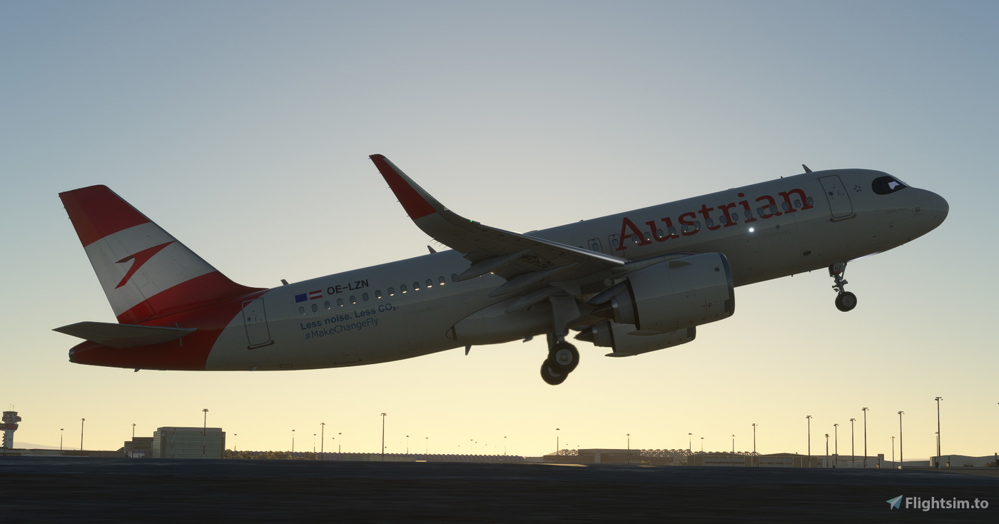 Inibuilds A320neo Austrian Airlines OE-LZN for Microsoft Flight Simulator | MSFS