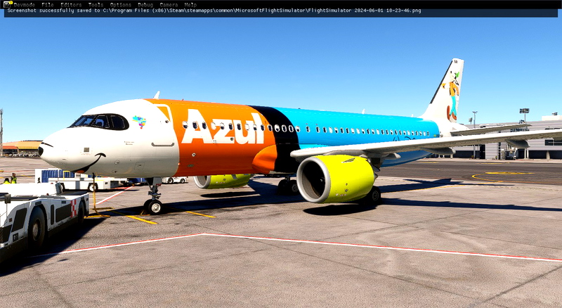 Inibuilds A320neo Azul Linhas Aéreas Pateta Livery (PR-YSR) for Microsoft Flight Simulator | MSFS
